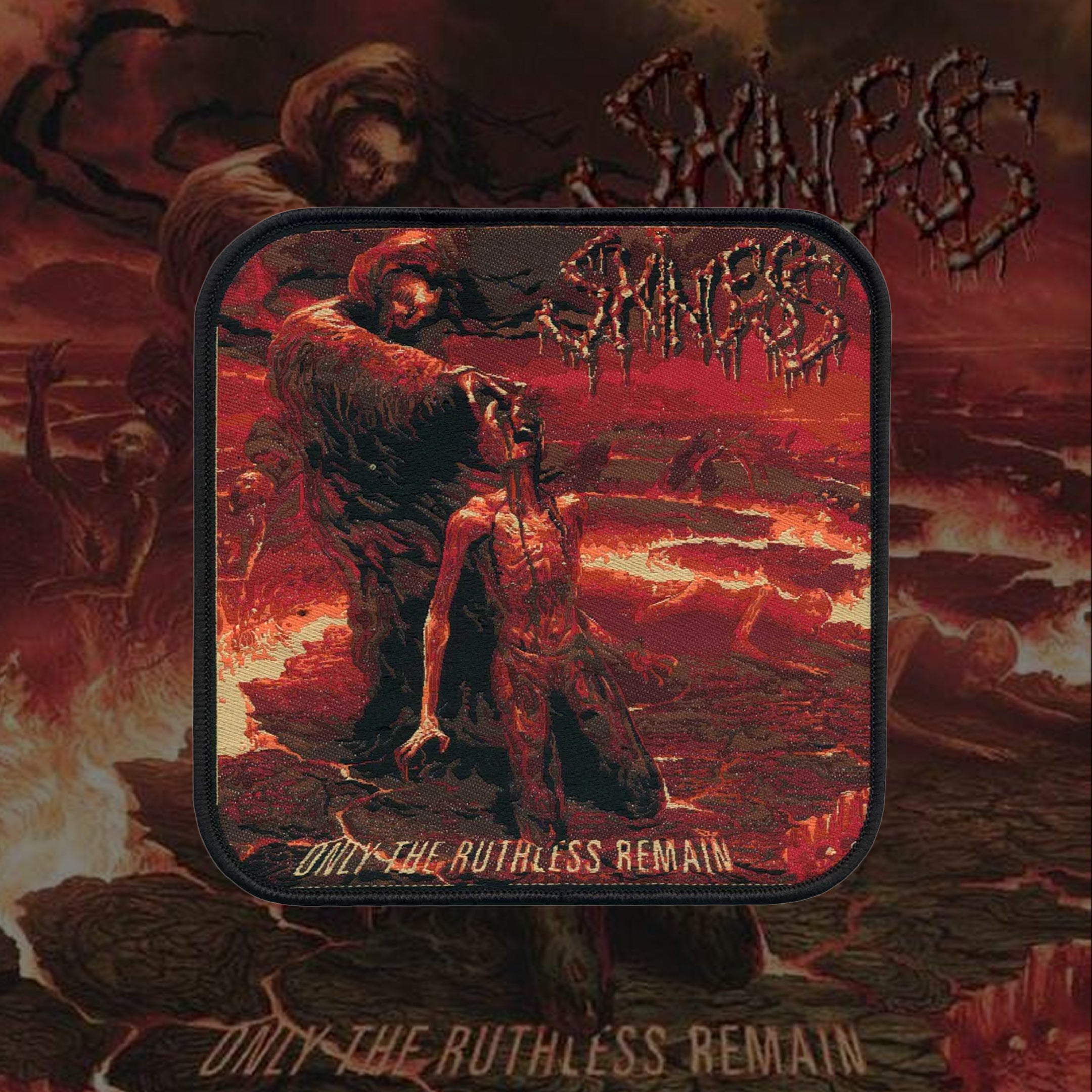 Skinless - Only The Ruthless Remain Patch – Rancid Offal Records